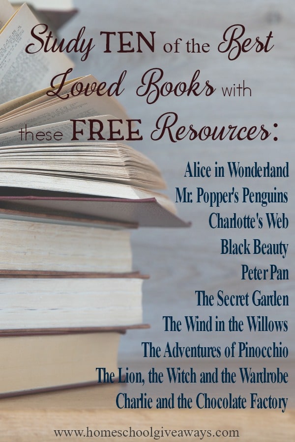 FREE Unit Study Resources for 10 of our Best Loved Books