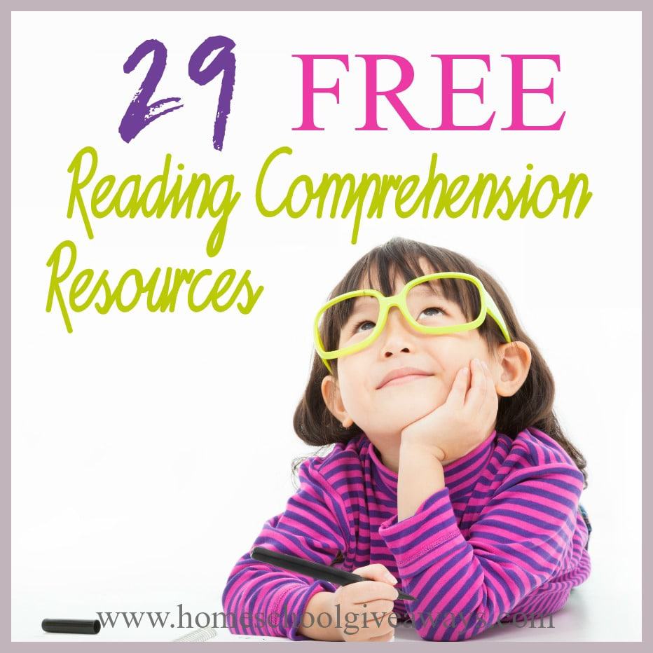 29 FREE Reading Comprehension Resources