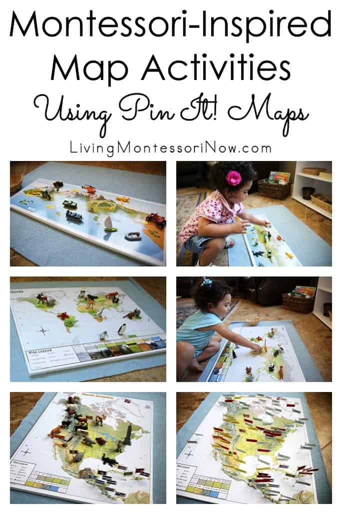 Using Pin-It! Maps for Fun Montessori-Inspired Map Activities