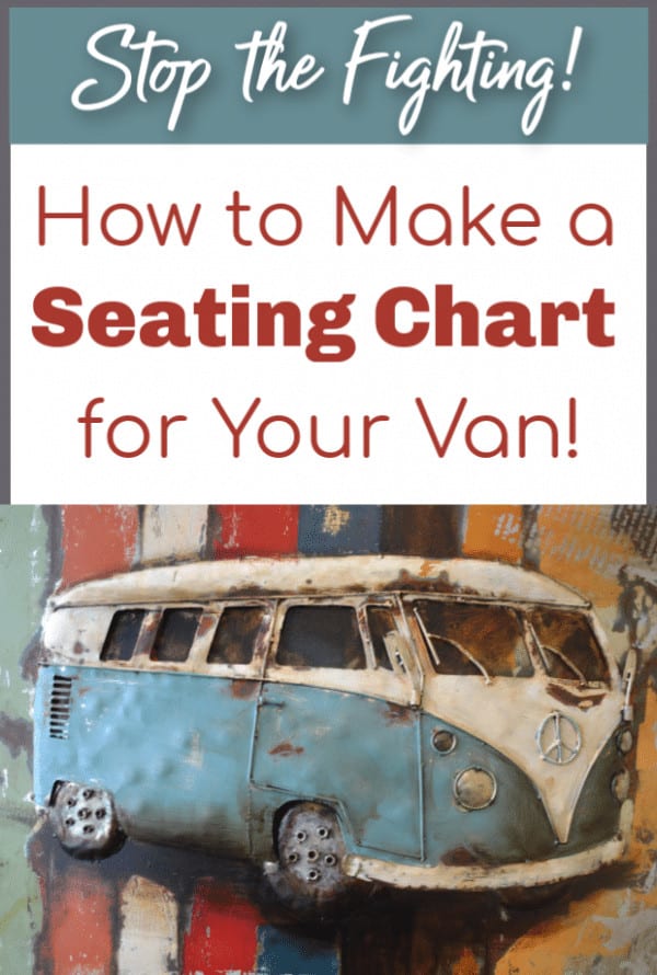 FREE Printable Road Trip Van Seating Chart
