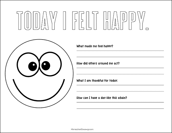 My Feelings and Emotions Tracker - FREE Printable