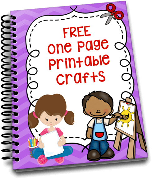 FREE One-Page Printable Crafts For Kids