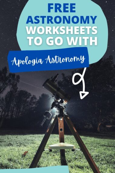 Free Apologia Astronomy Worksheets by Lesson