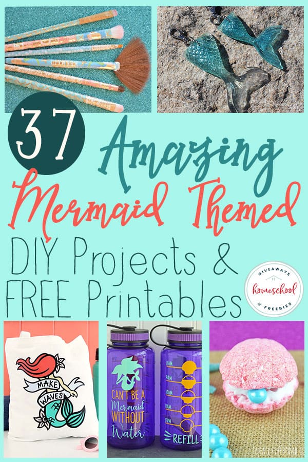 37 Amazing Mermaid Themed DIY Projects & FREE Printables