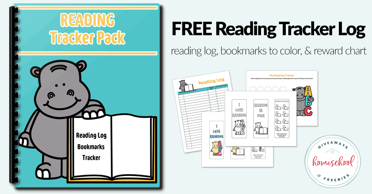 Free Printable Reading Logs & Bookmarks for Kids (PDF)