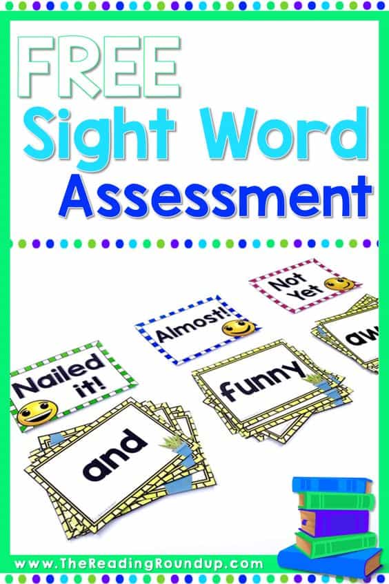 FREE Sight Word Assessment for Young Learners