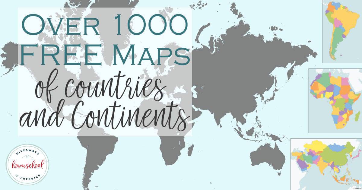 Free Geography Map Skills Printable Practice Pack