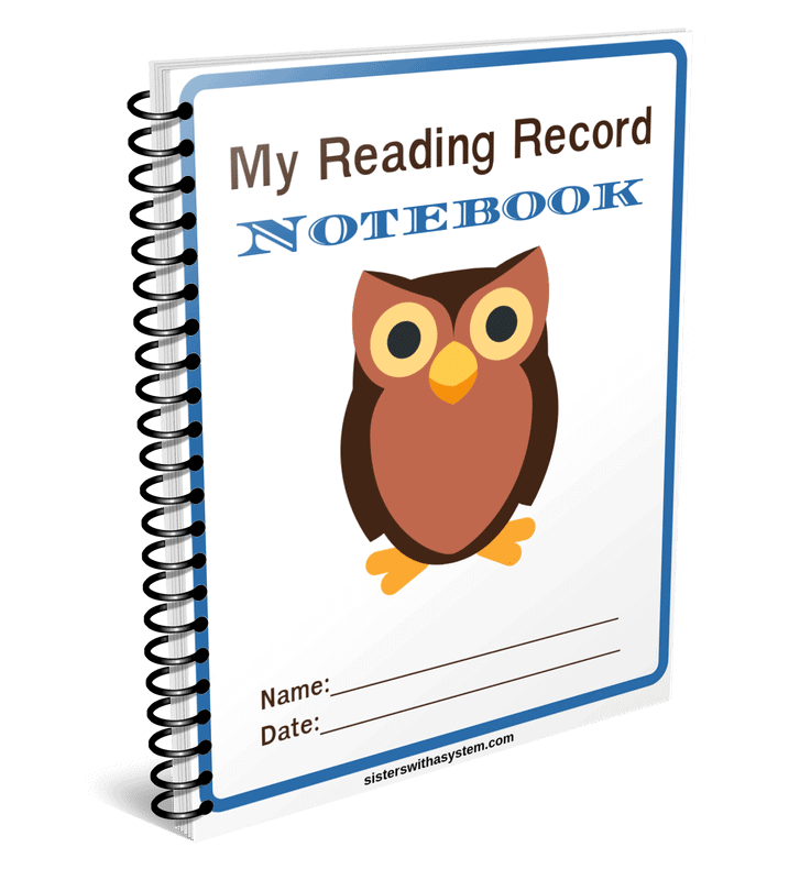 My Reading Record Notebook for Pre-Readers