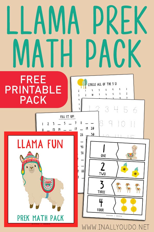 FREE Learn to Count Printable Pack
