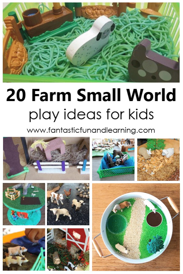Fun Farm Small World Ideas for Kids to Play