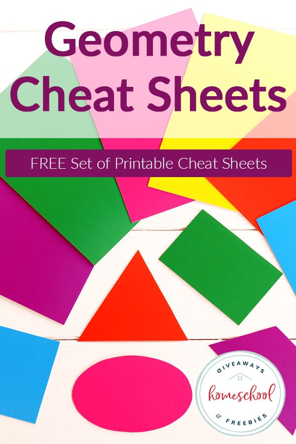 Free Printable Geometry Cheat Sheets