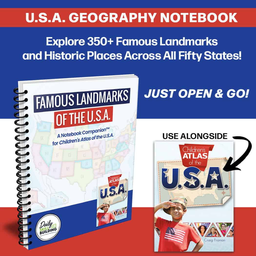 U.S. Landmarks for Kids {Free Printables & Unit Studies}