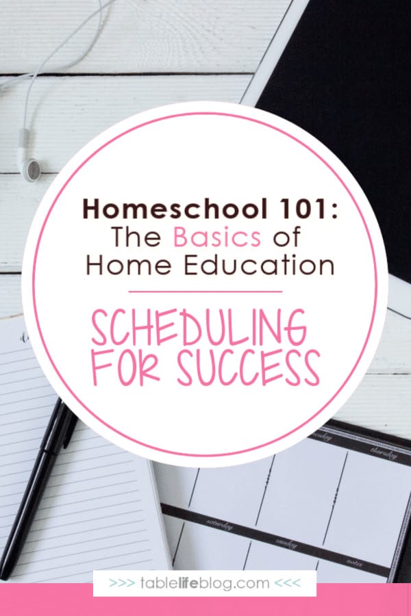 Scheduling Your Homeschool for Success