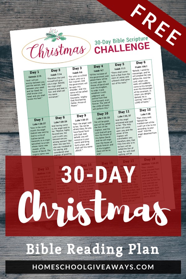 30-Day Christmas Bible Reading Plan