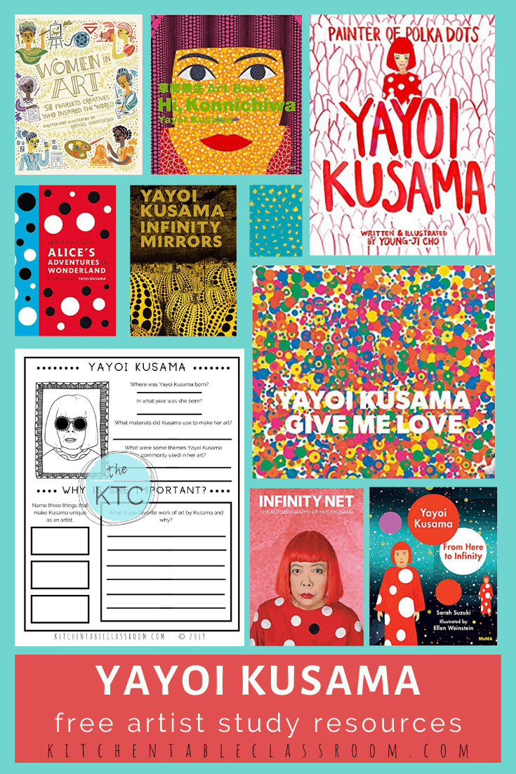 FREE Yayoi Kusama Artist Study and Book List