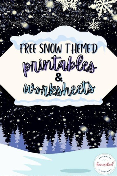 Free Snow Themed Printables (Instant Download)