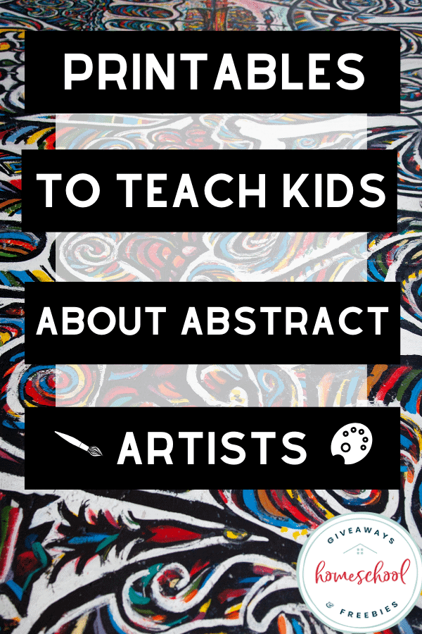 Printables to Teach Kids About Abstract Artists