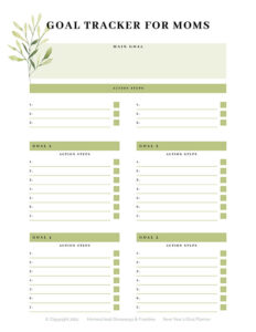 Free Printable Goal Setting Worksheets for Kids