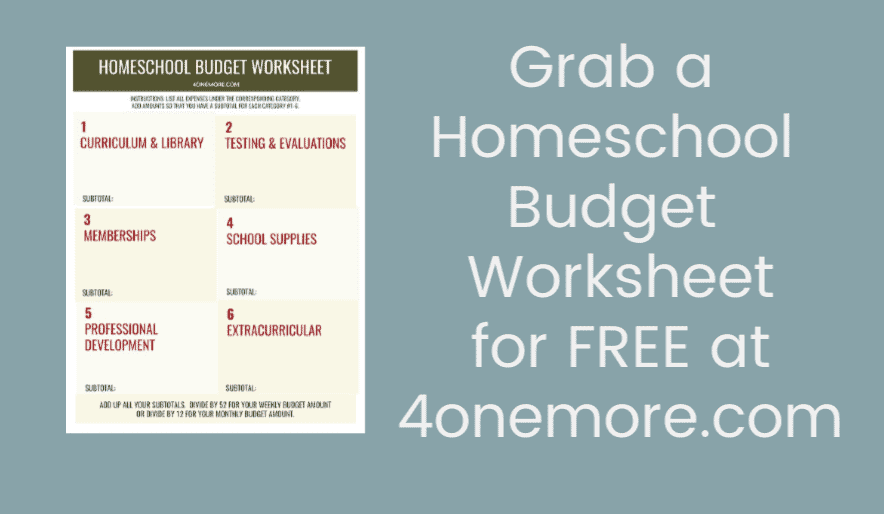 How to Create a Homeschool Budget