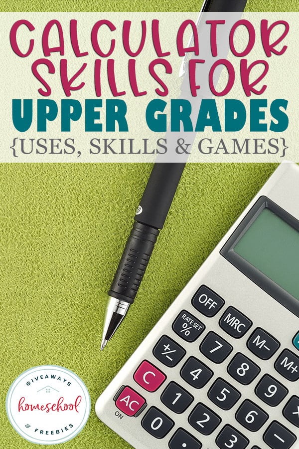 Calculator Resources for Upper Grades {Uses, Skills & Games}