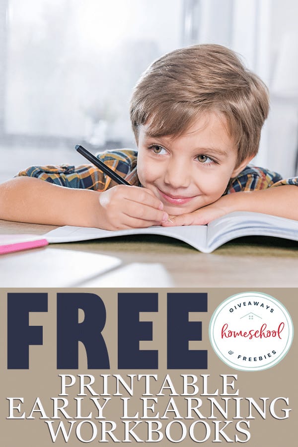 FREE Printable Early Learning Workbooks