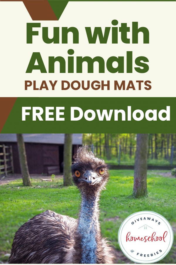 FREE Fun with Animals Play Dough Mats