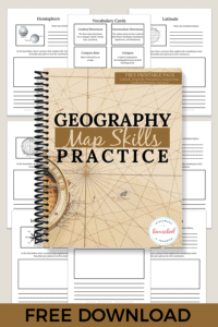 Free Geography Map Skills Printable Practice Pack
