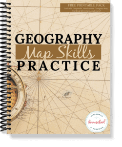Free Geography Map Skills Printable Practice Pack