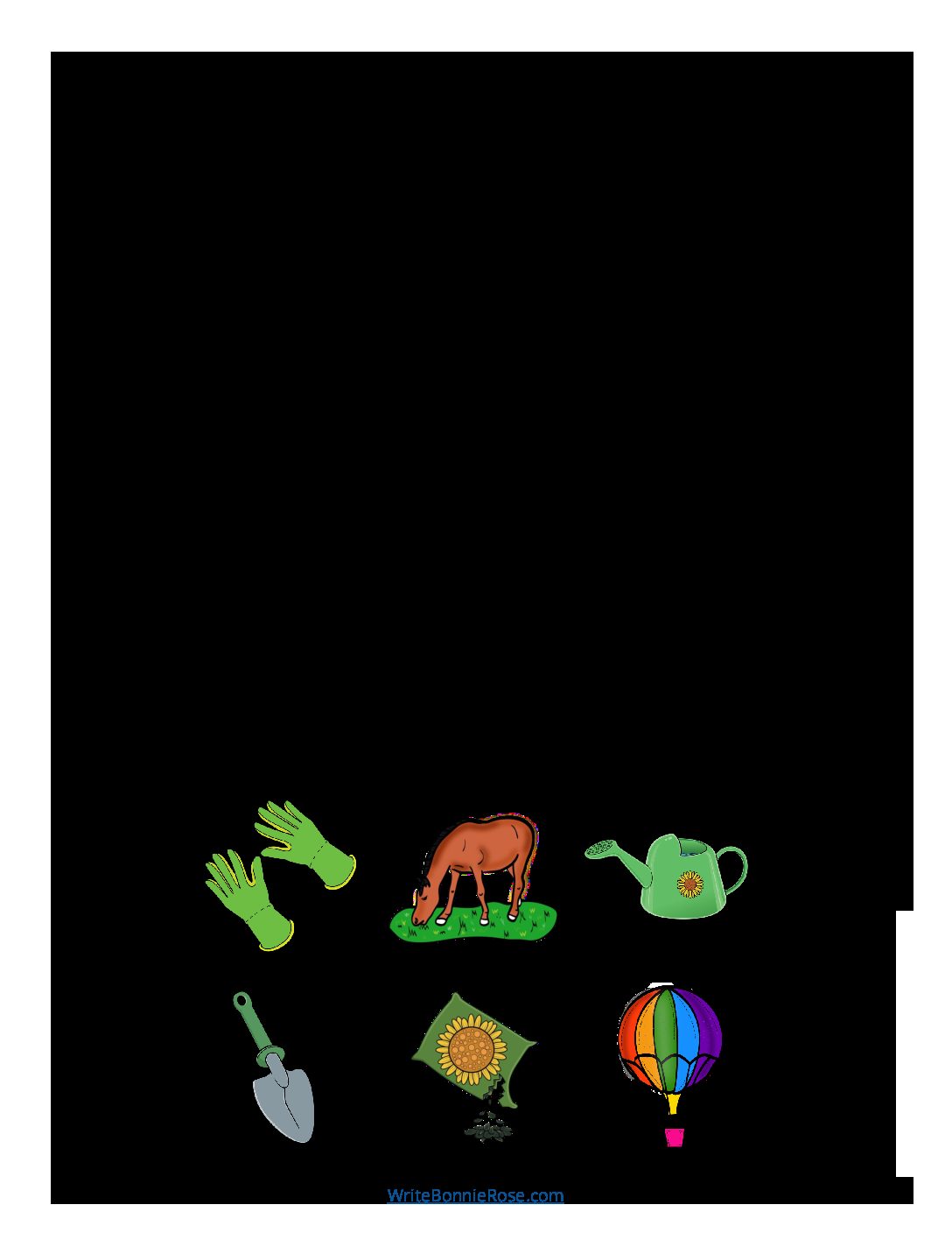 Gardening Cut Paste - Homeschool Giveaways