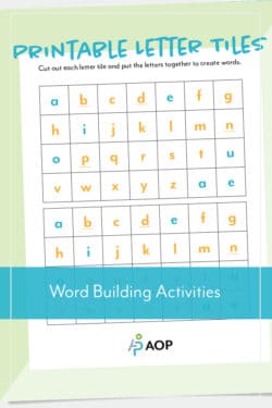 Free Printable Letter Tiles
