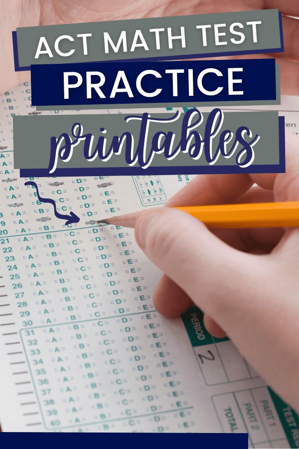 Act Math Practice Printable The Ultimate ACT Math Course (+FREE