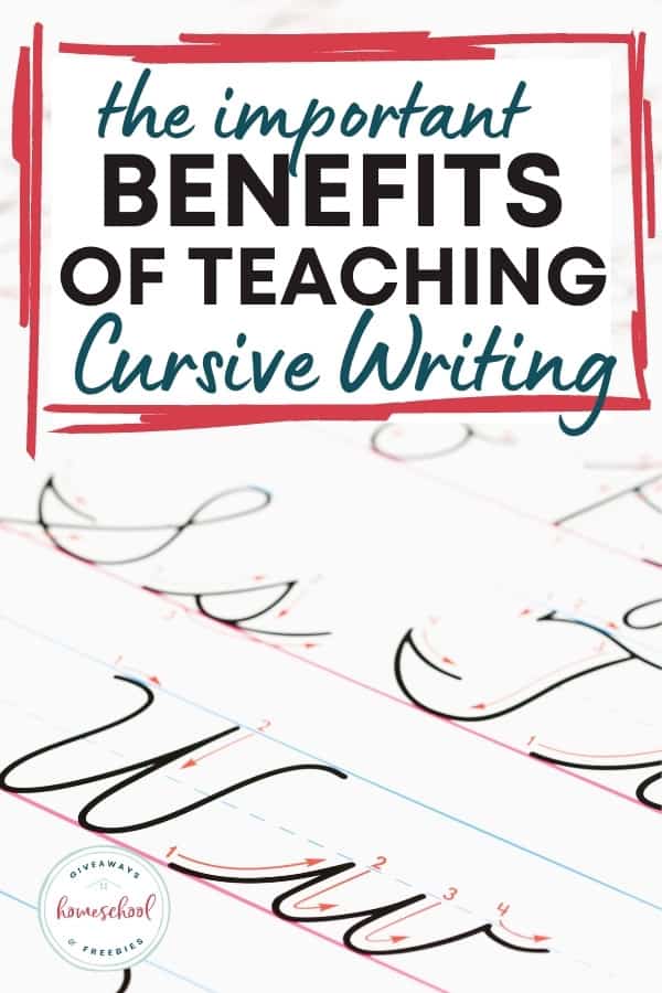 The Important Benefits Of Teaching Cursive Writing