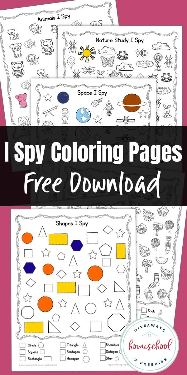 The Best I Spy Coloring Pages for Kids (Easy-Hard)
