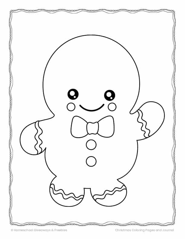 Christmas Coloring Pages for Kids to Print for Free