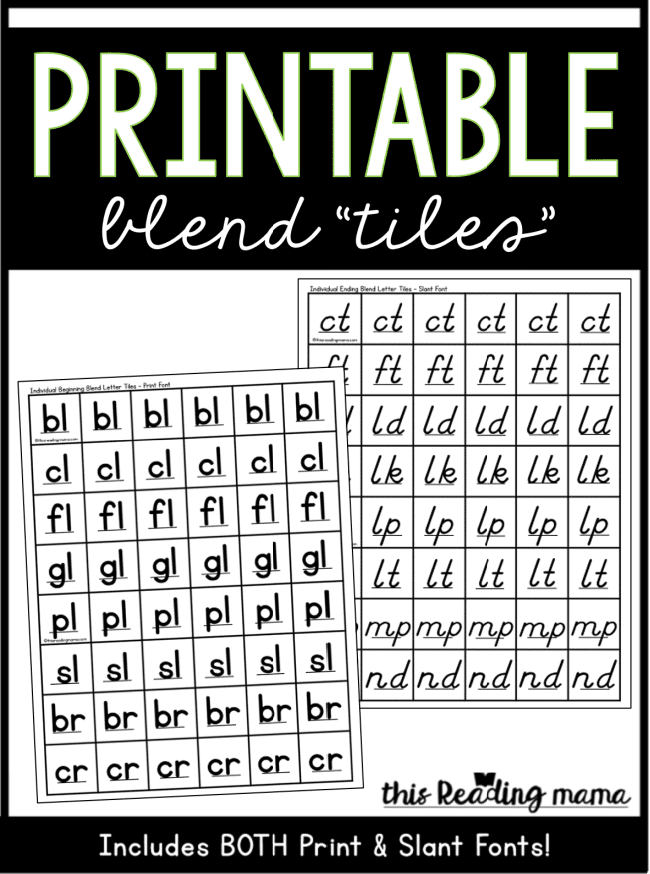 Fun and Simple Consonant Blend Activities for Kids
