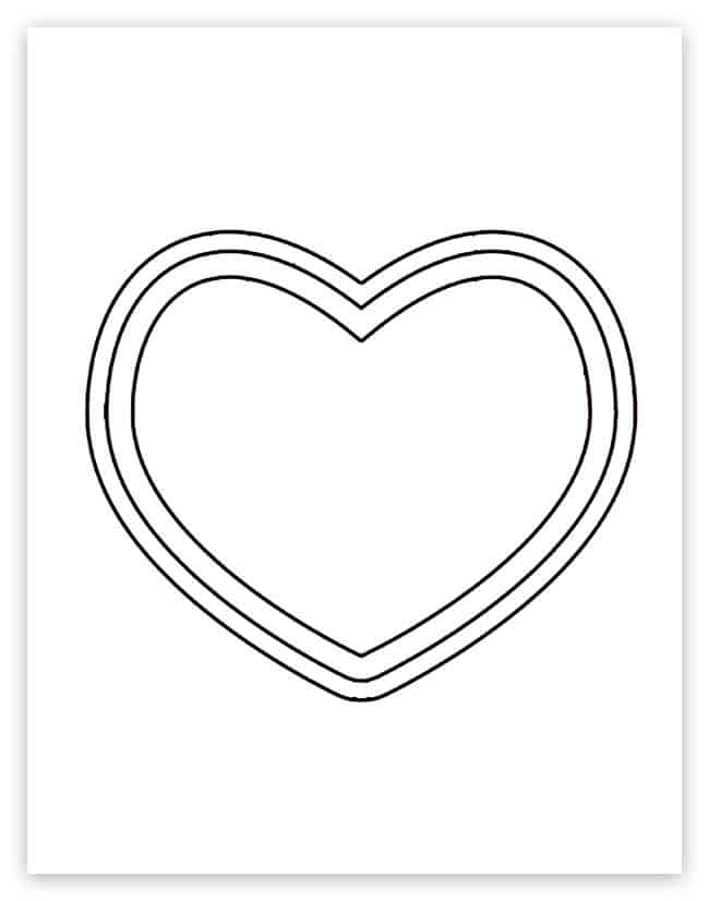 Free Heart Coloring Pages to Print and Color