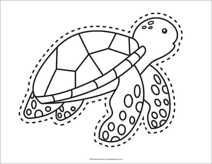 Free Printable Sea Turtle Coloring Pages & Templates
