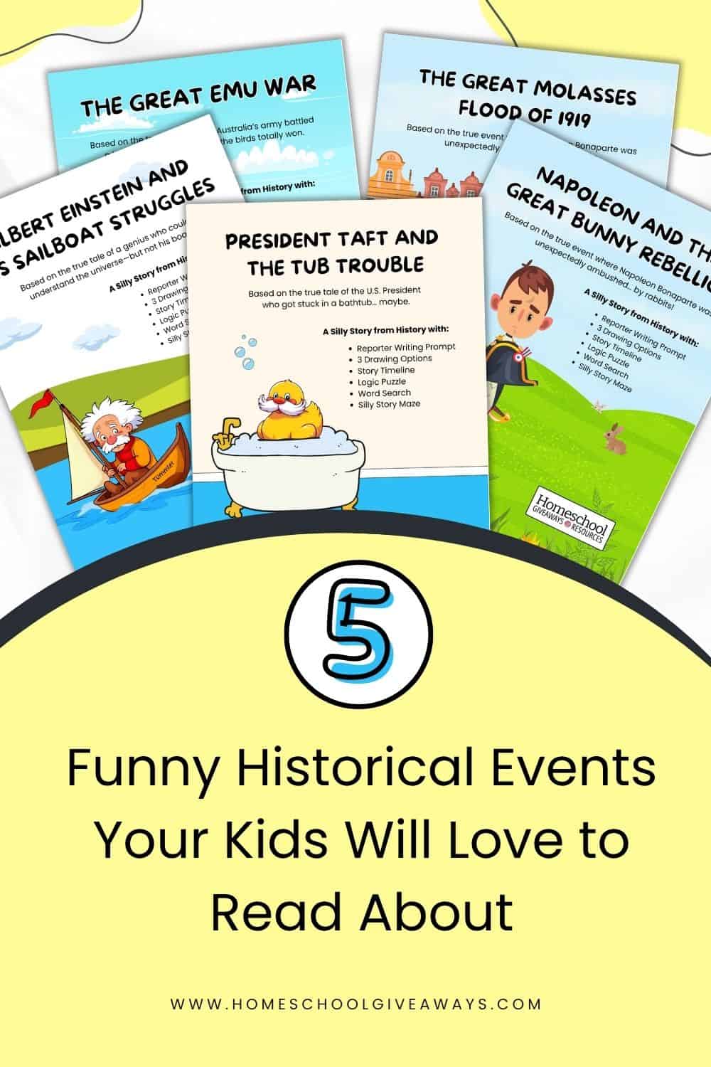 5 Funny Historical Events Your Kids Will Love to Read About